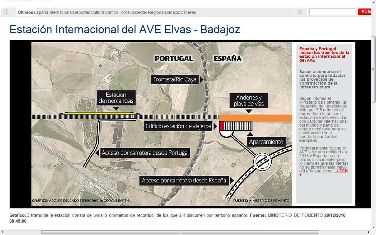 elespejo1.1: España y Portugal inician los trámites de la estación ...