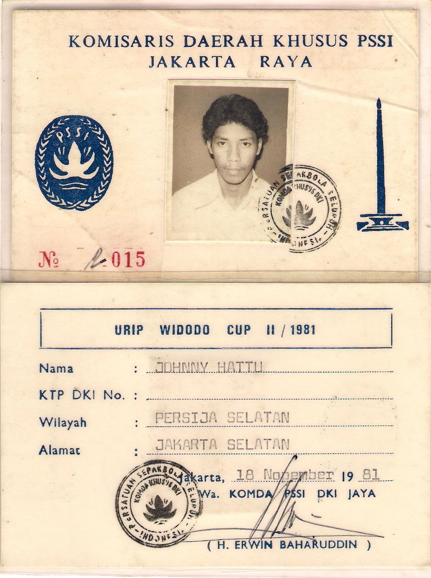 INDONESIA MUDA Jakarta Selatan: Model Kartu Anggota Tempo Doeloe