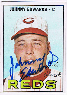 Dugoutdug Sports: 1967 Topps Johnny Edwards Cincinnati Reds
