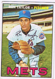 Dugoutdug Sports: 1967 Topps Ron Taylor New York Mets