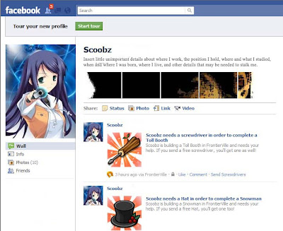 Doggy Thoughts: Fun with the new Facebook profile layout