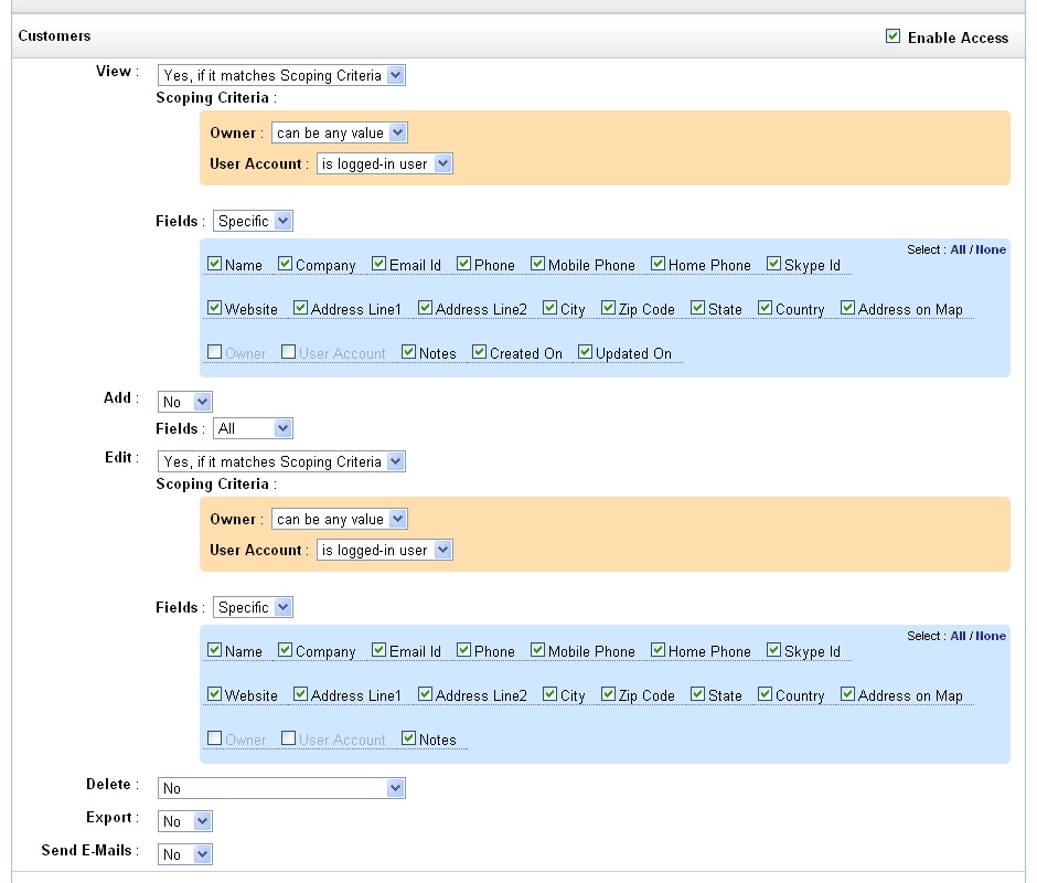 iFreeTools Blogs: Access Control up to Field-Level, now possible in iFreeTools CRM & Creator