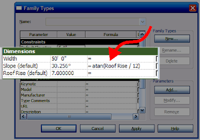 REVIT Rocks !: REVIT Calculating Standard Roof Slopes by Formula