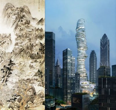 Architecture & Interior: Awesome Skyscraper Urban Forest In Chongqing China