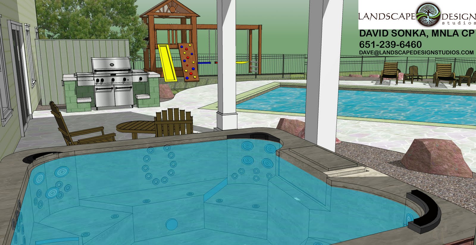 Landscape Design Studios: "Inside the Studio": North Metro Pool Layout ...