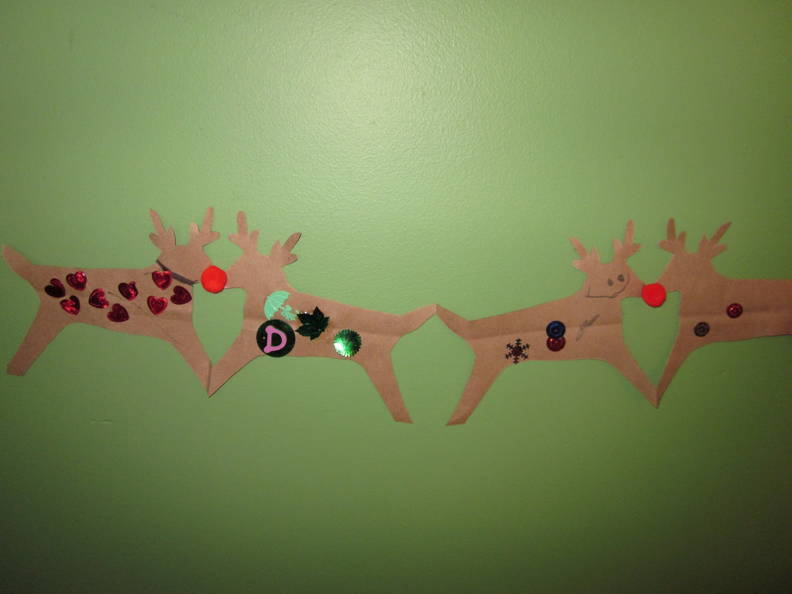 Reindeer Paper Dolls