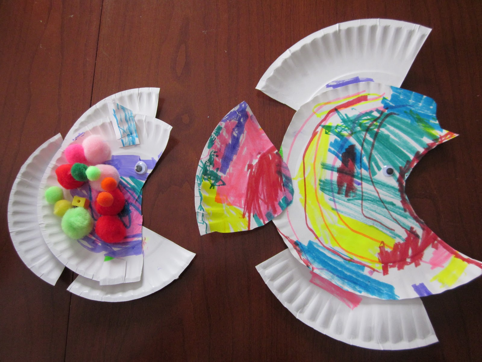 Because I Said So (and Other Mommyisms): Paper Plate Fish Craft