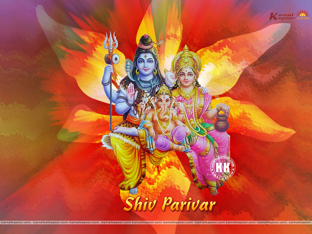 FREE God Wallpaper: Shiv Parivar Wallpapers