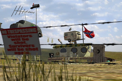 The Artwork of Jonathan Viejou: Redneck Mansion