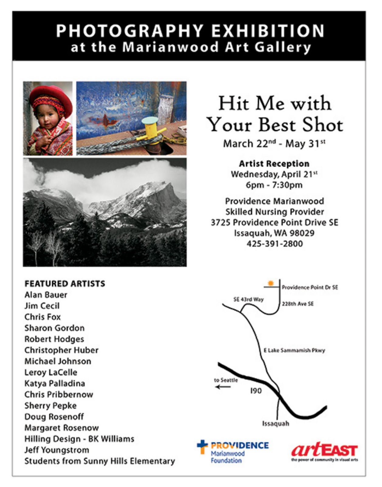 Alan Bauer Photography & Nature Blog: Artist Reception at Marianwood ...