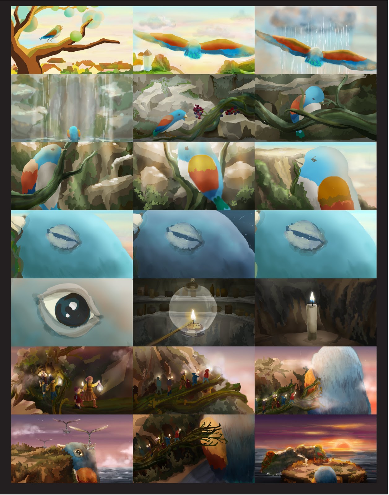 Direccion de arte: El Color Script