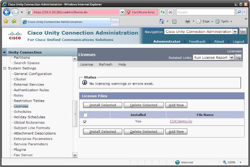 CCIE 12932: Unity Connection-CUCME Lab 3 – Unity Connection ...