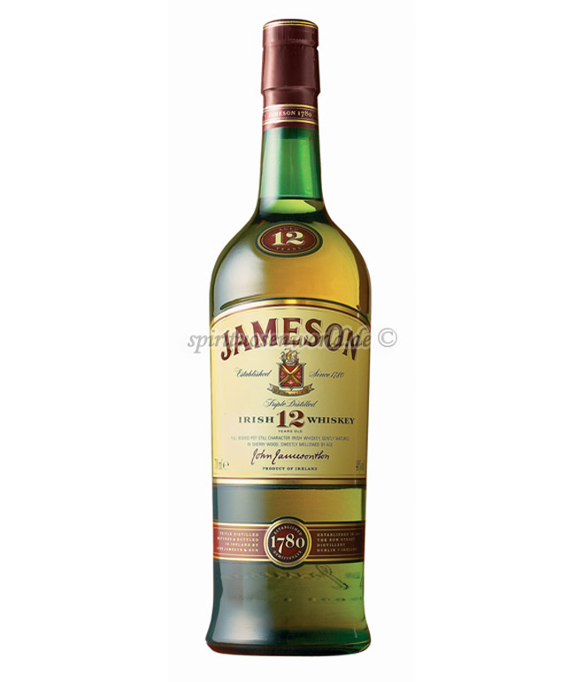 Spirituosen Infos: Jameson 1780 12 jahre - Sehr beliebter Irish Whiskey