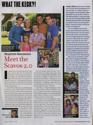 Anything Goes. . .: Desperate Housewive's Scavo Family 5 Years Later