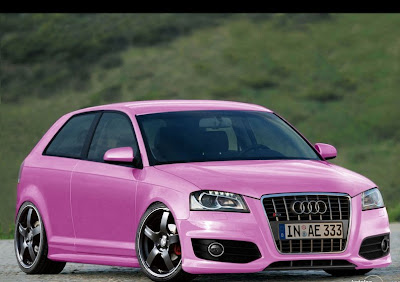 Planeta Automotivo: Foto de Audi cor de Rosa