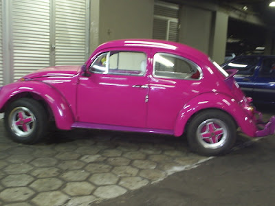 Planeta Automotivo: VW Fusca cor de rosa