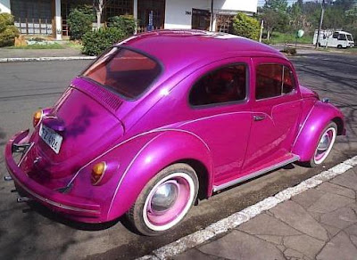 Planeta Automotivo: VW Fusca cor de rosa