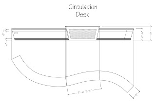Baton Rouge Children's Library: Components - Circulation Desk