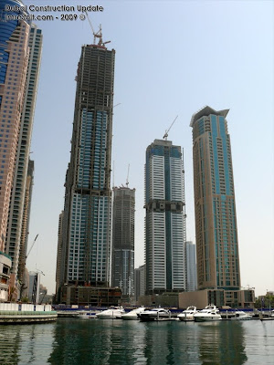 Dubai Construction Update: MAG 218 Tower,Dubai Marina , 28/August/2009