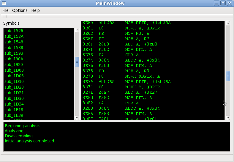 Universal Decompiler: On disassembler graphical user interfaces