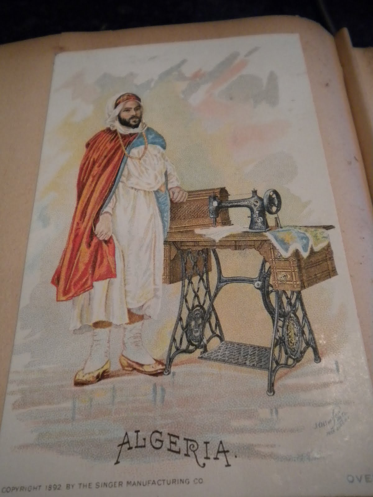 Madeline's Memories: Singer Sewing Machine Trading Cards (1892)