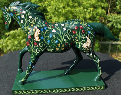 Painted Ponies by Jennifer MacNeill-Traylor: Painted Pony #6 "Tapestry"