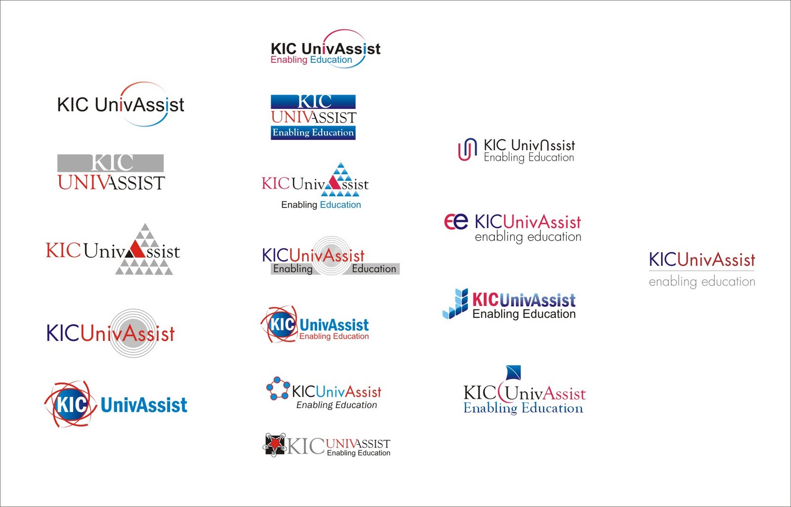 ZINIA JC : Logo Design Development - KIC UnivAssist