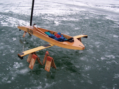 The retired Professor and now fisherman!: Flying on Hard Water!
