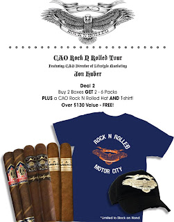 Jenuwine's Cigar Factory Outlet Blog: CAO Rock and Rolled Tour at The ...