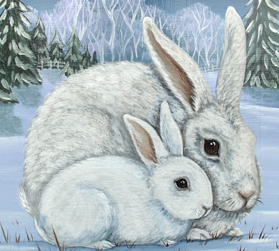 The Mare's Tales - Gypsy Mare Studios: Snow Rabbits