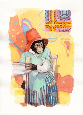 Bees And Trees: Pop Portraiture (and a Chimp in Hippie Garb)