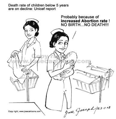 Jose Cartoons: Unicef report:Child death rate is decreasing!! What's ...