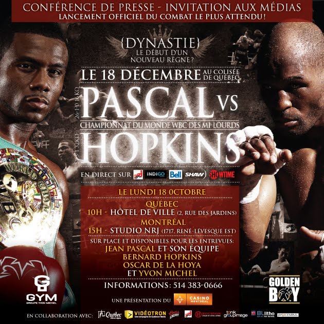bernard hopkins vs jean pascal | Art in World
