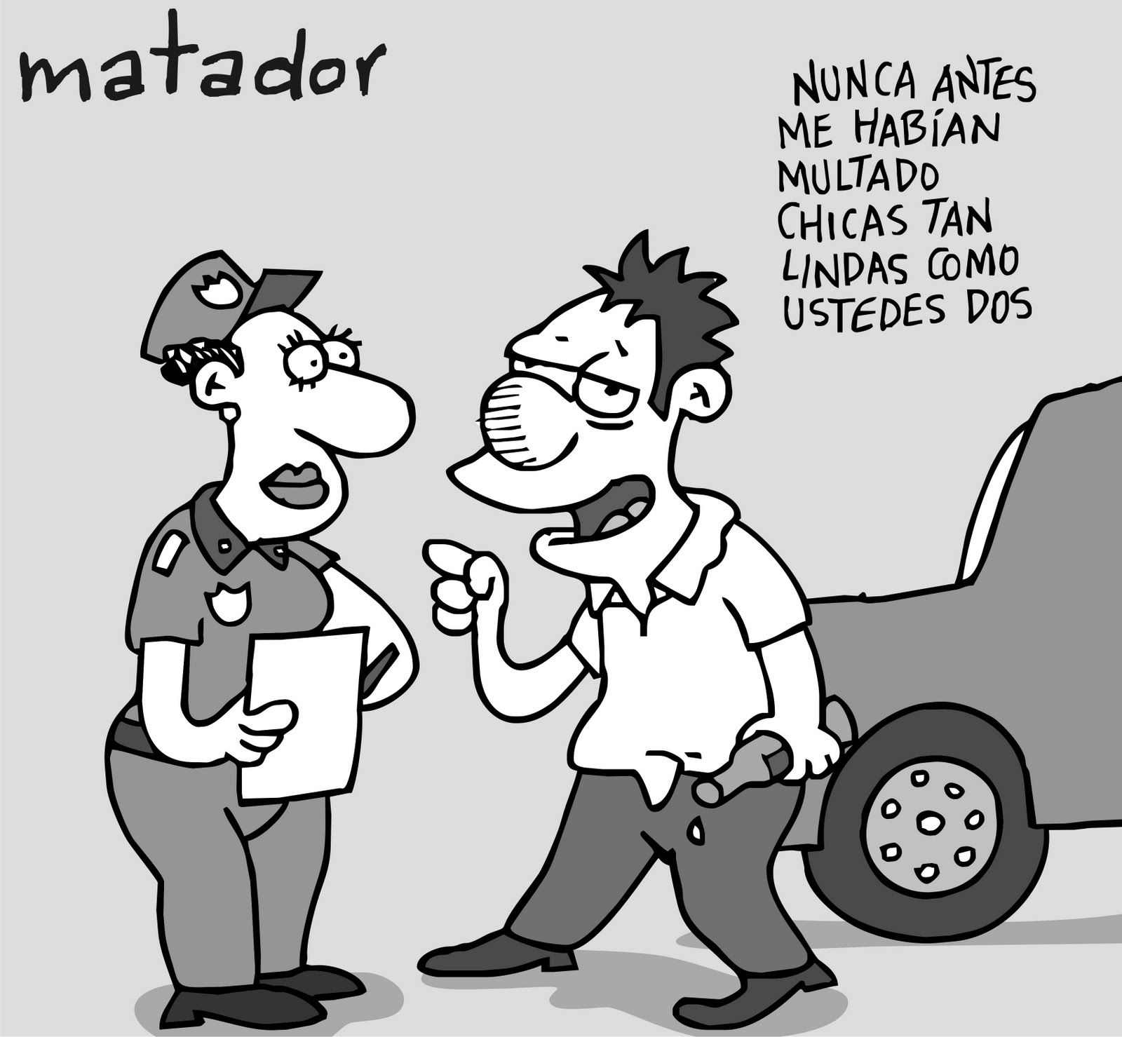 matador cartoons: Ebrios al volante