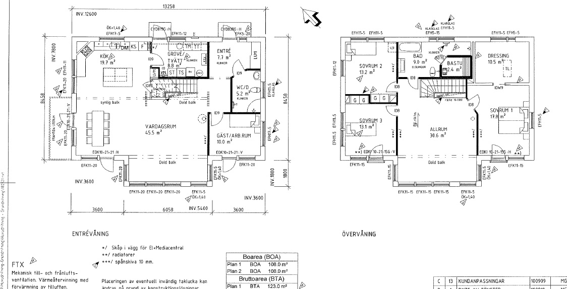 Projekt: Hus!: Slutgiltiga ritningar på huset, så här kommer vårt hus ...