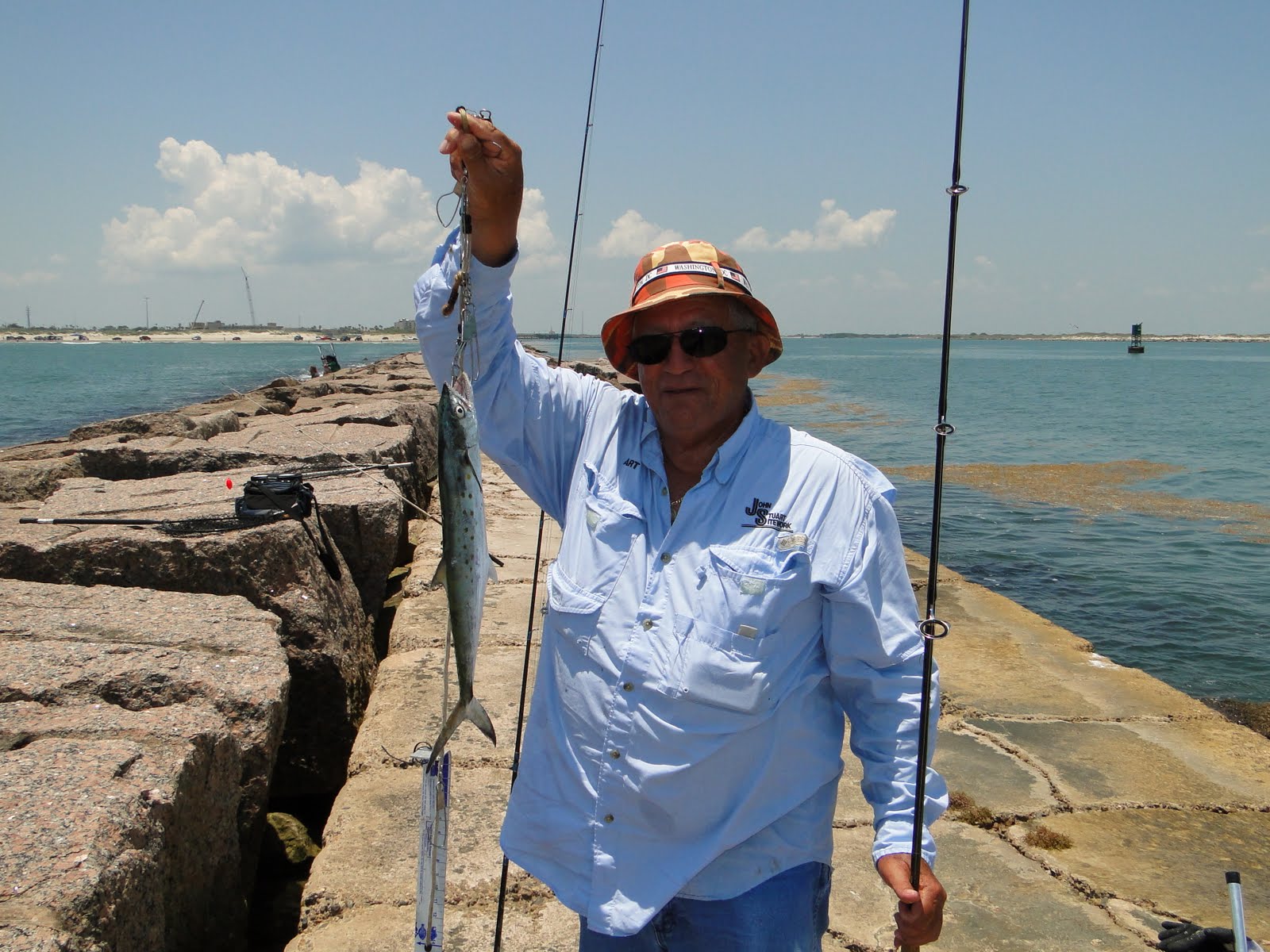 JustGoFishin.com: Port A and Packery Jetty's