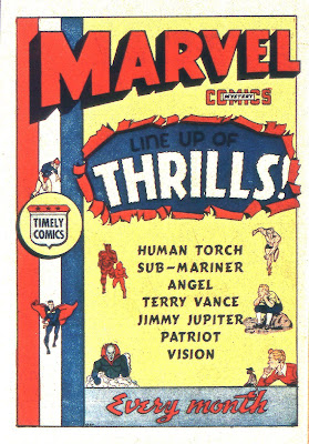 Vintage Marvel Comics house ad
