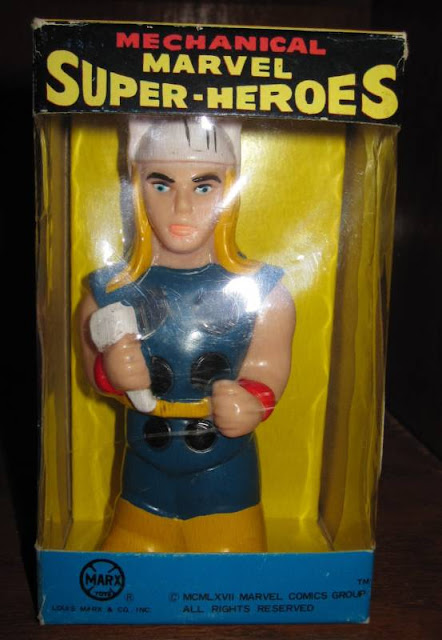 Mighty Marvelmania Museum: Marx Thor Mechanical Marvel Super-Heroes figure