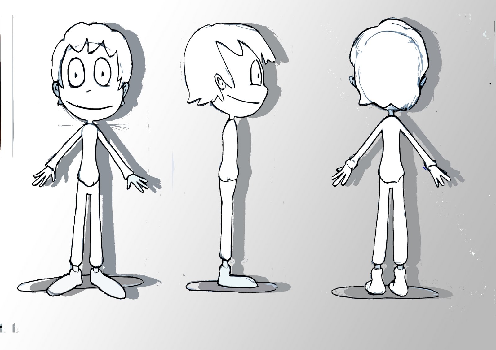 Sheep Shack and Sheppard: Character model sheets