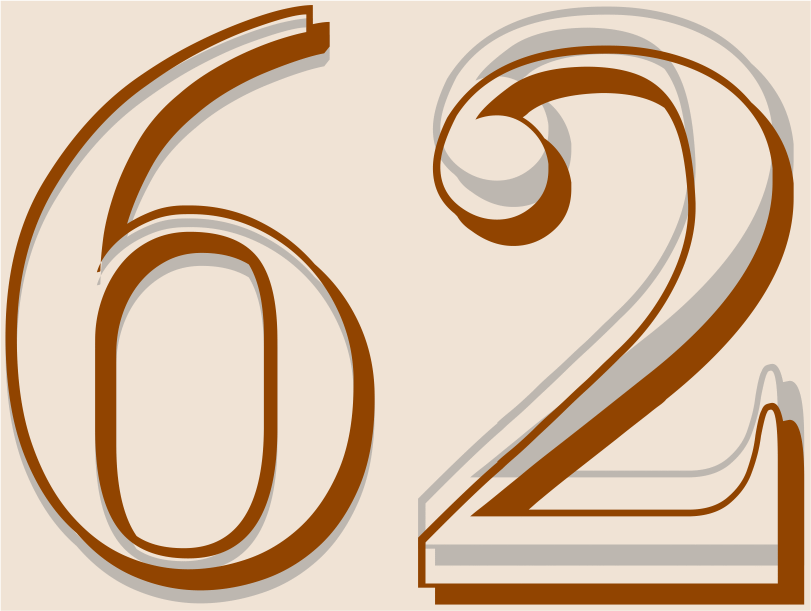 Numbers Number 62 numbers-number-62