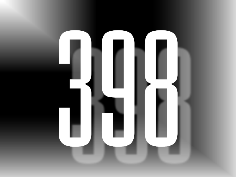 Numbers: Number 398