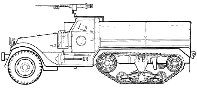 WORLD WAR II: M3 Half-track