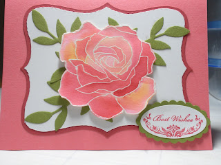~~Stamp Up Lisa~~: Embossed Reinker Spread technique