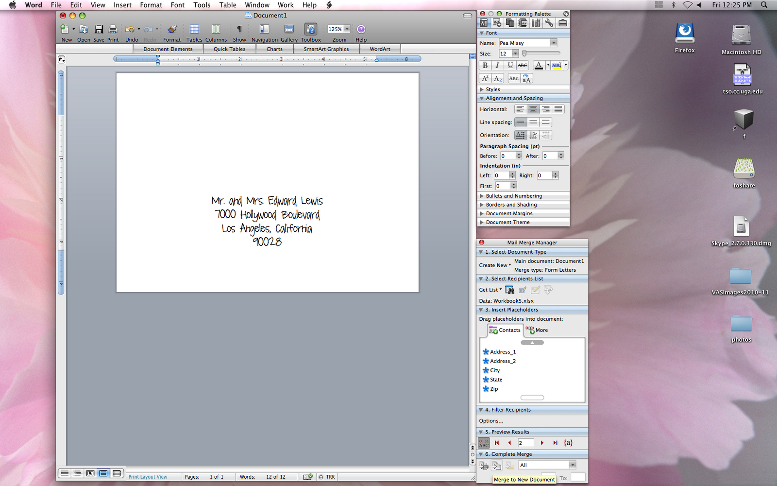 he asked. i said yes.: mail merge tutorial