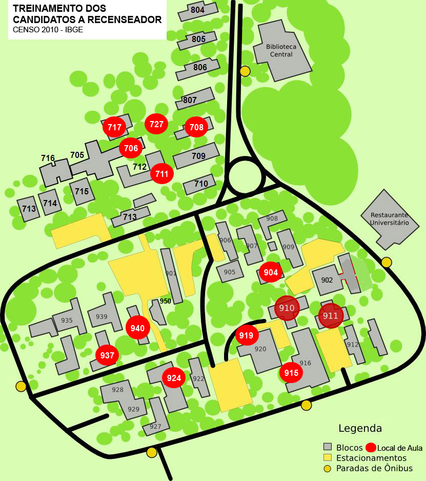 Confira os Blocos da UFC - Campus do Pici que serão utilizados durante ...