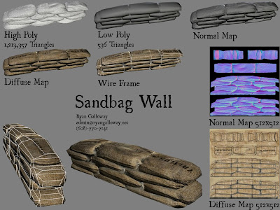 Ryan Galloway -Environment Artist: 2007 Sandbag Wall