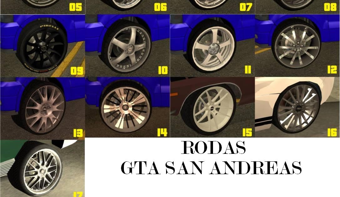 Gta Akatsuki ::.: Pack de Rodas GTA San Andreas