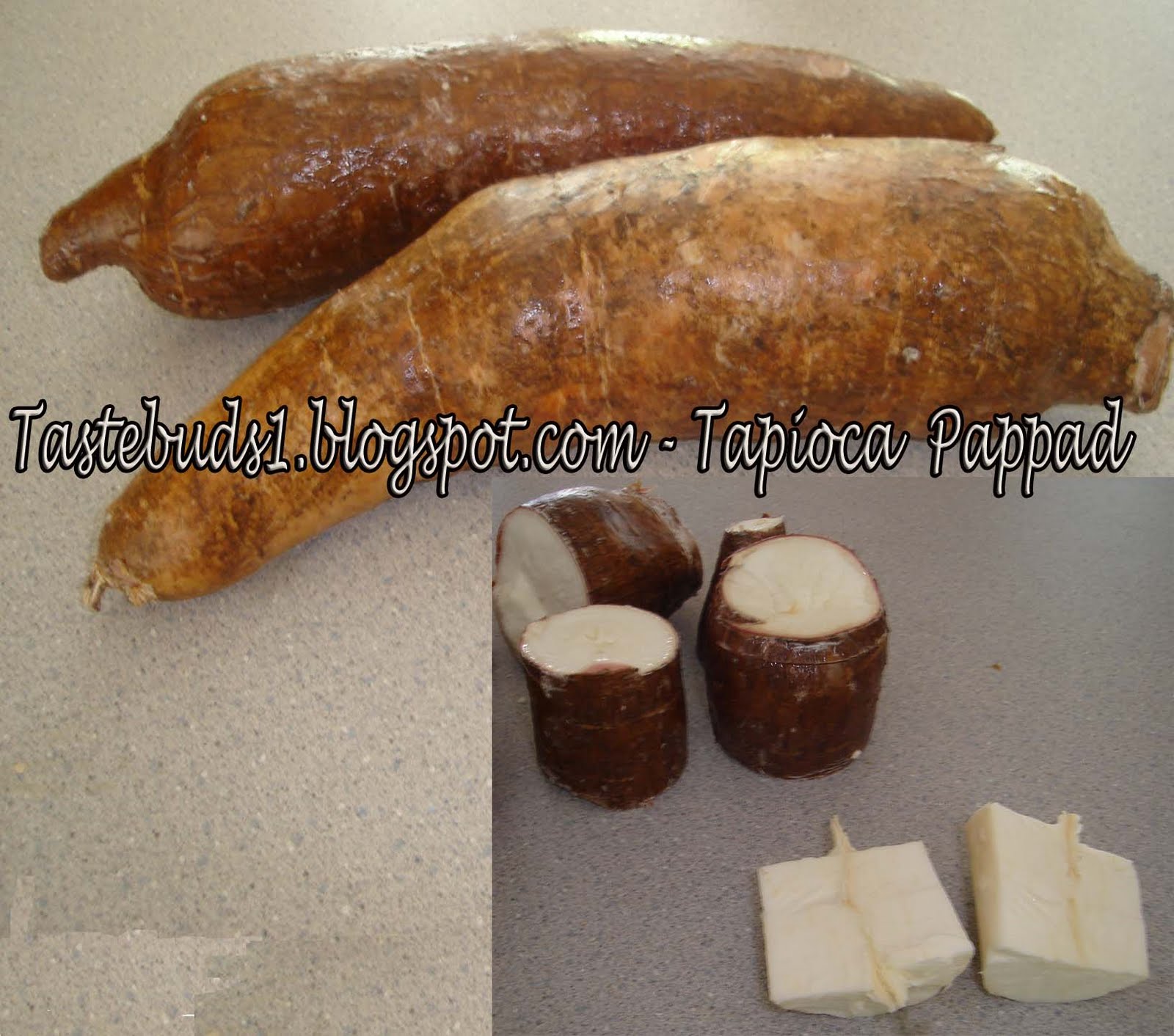 Taste Buds: Cheeni (Kappa) Pappadam / Tapioca Pappad
