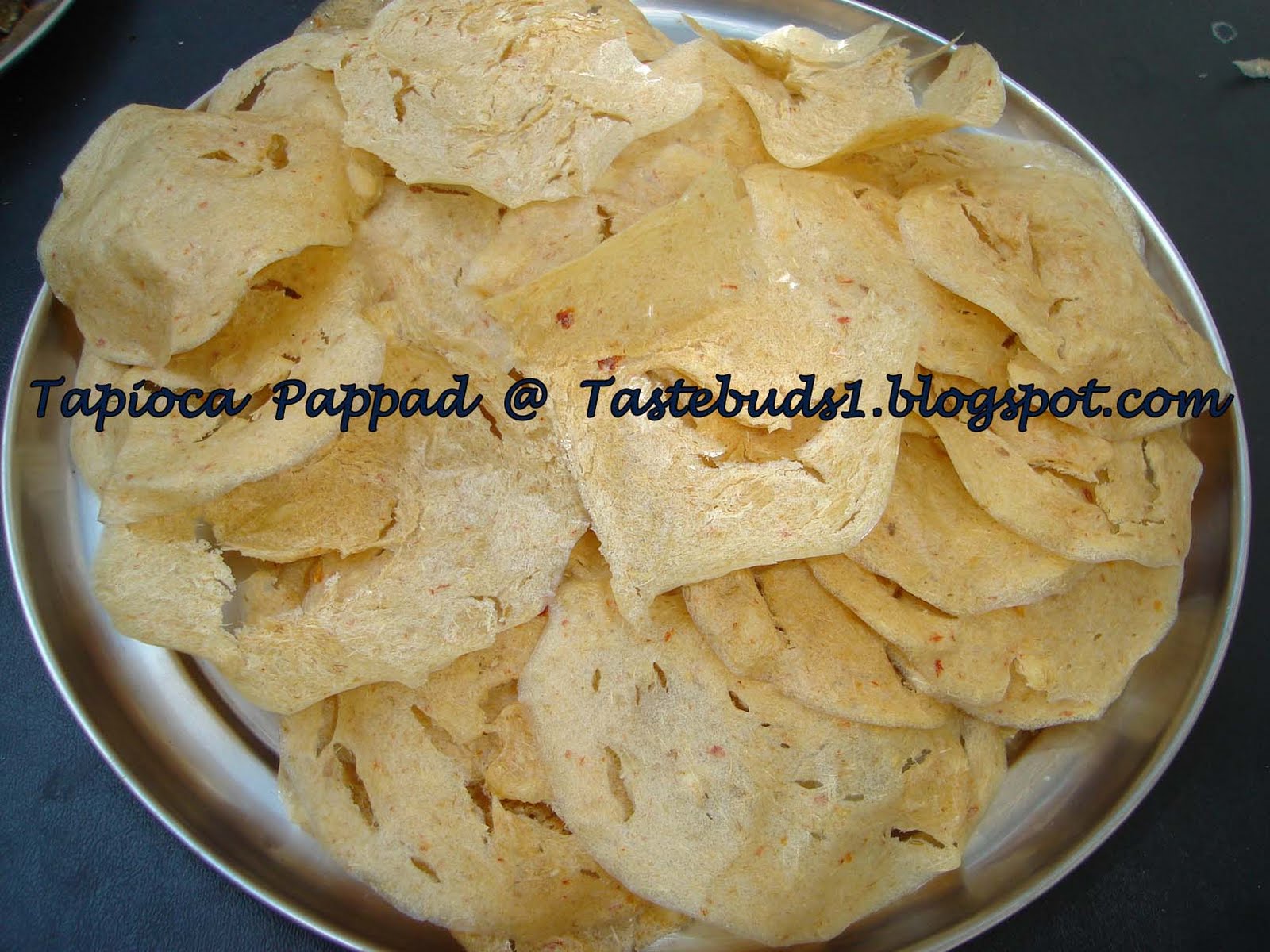 Taste Buds: Veggie Chips & Tapioca Pappad(2nd batch)