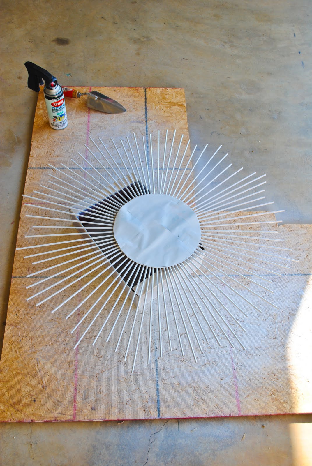 The Jolly James: DIY Starburst Mirror